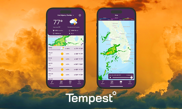 Introducing Radar in the Tempest Weather App