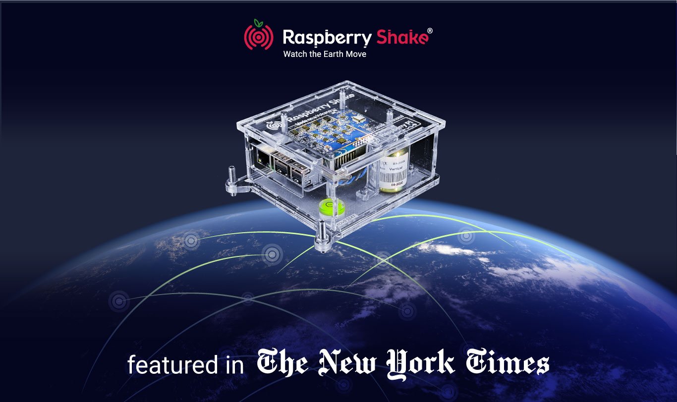 Raspberry Shake Brings Seismology to the Masses